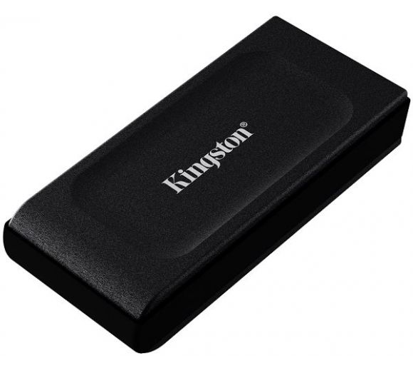 Kingston - Portable SSD 1TB, XS1000, USB 3.2 Gen.2x2 (20Gbps), Read up to 1,050MB/s, Write up to 1,000 MB/s, Black