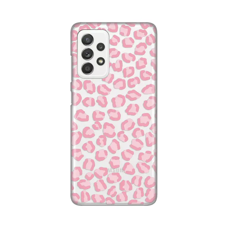 Maska za telefon Silikonska Print Skin za Samsung A525F/A526B/A528B Galaxy A52 4G/A52 5G/A52s 5G Pink Cheetah