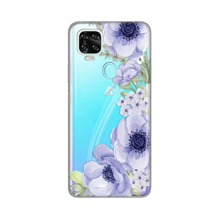 Maska za telefon Silikonska Print Skin za A1 Alpha 20+ Blue Roses