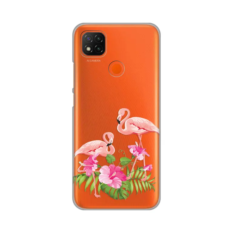 Maska za telefon Silikonska Print Skin za Xiaomi Redmi 9C/10A Flamingo