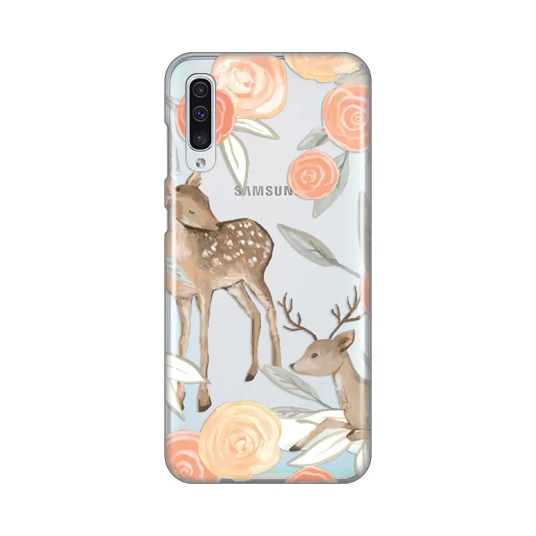 Maska za telefon Silikonska Print Skin za Samsung A307F/A505F/A507F Galaxy A30s/A50/A50s Flower Deer