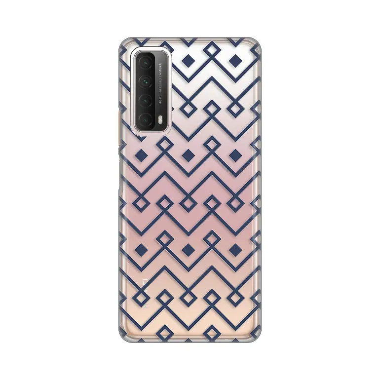 Maska za telefon Silikonska Print Skin za Huawei P Smart 2021 Blue cubes