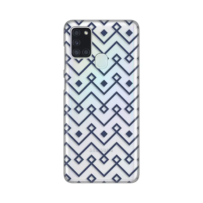 Maska za telefon Silikonska Print Skin za Samsung A217F Galaxy A21s Blue cubes