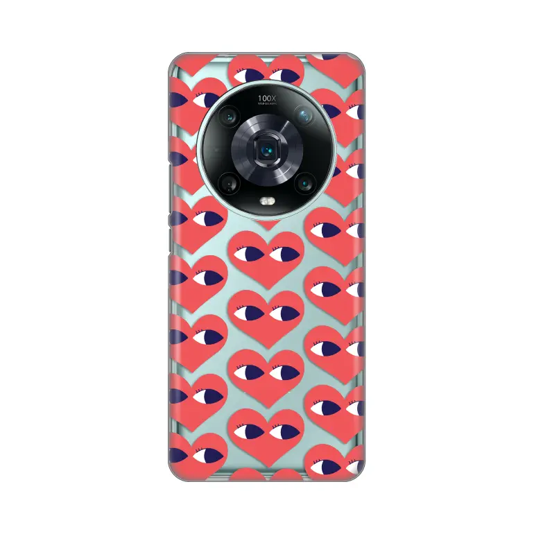 Maska za telefon Silikonska Print Skin za Honor Magic 4 Pro Eye Heart Pattern