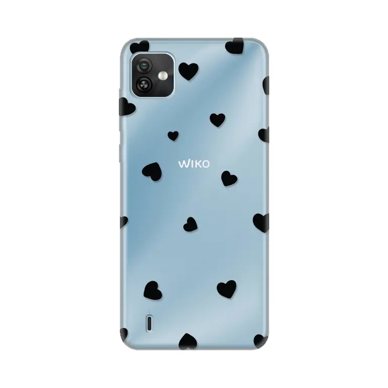 Maska za telefon Silikonska Print Skin za Wiko Y82 Hearts