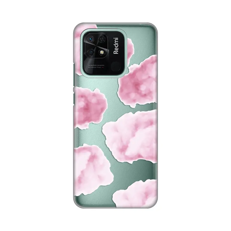 Maska za telefon Silikonska Print Skin za Xiaomi Redmi 10C Pink Clouds