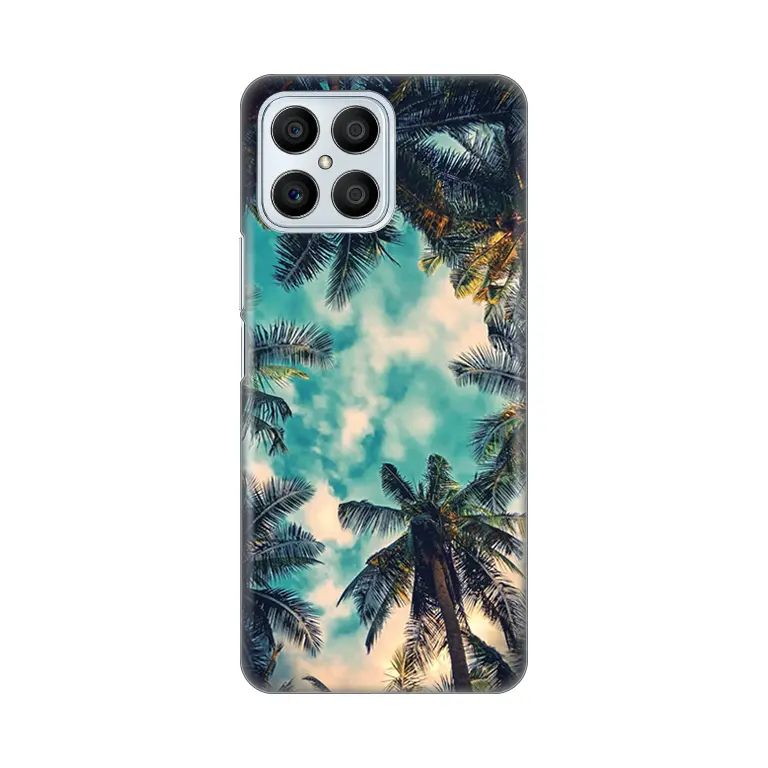 Maska za telefon Silikonska Print Skin za Honor X8 Palm tree