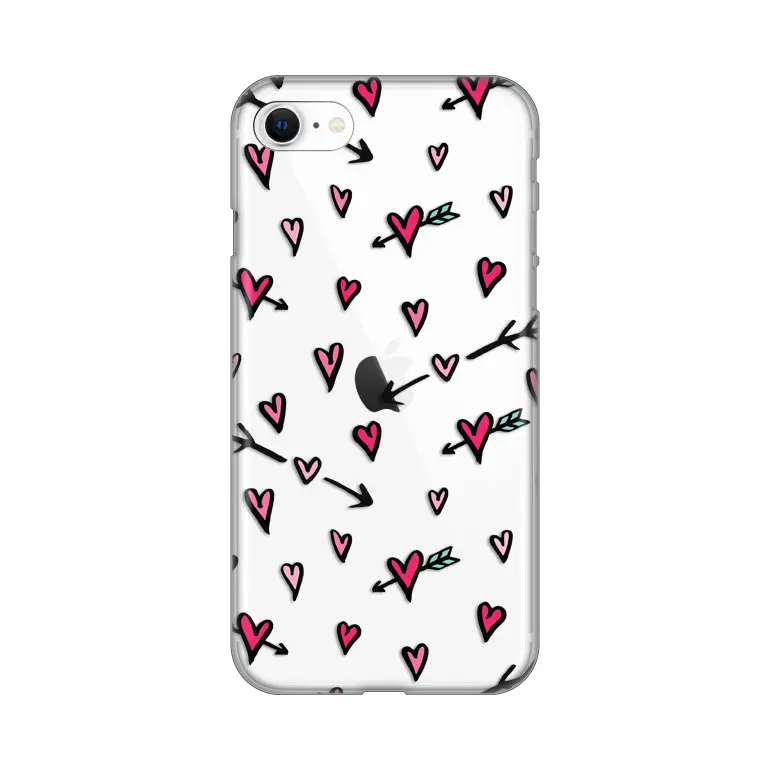 Maska za telefon Silikonska Print Skin za iPhone 7/8/SE 2020/2022 Heart Pattern