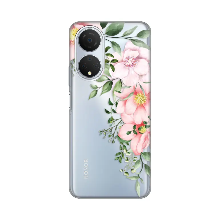 Maska za telefon Silikonska Print Skin za Honor X7 Gentle Rose Pattern