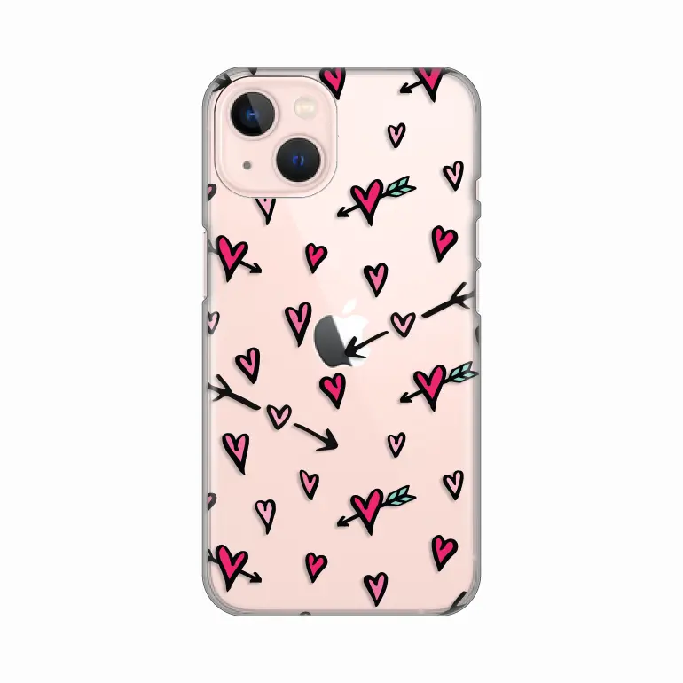 Maska za telefon Silikonska Print Skin za iPhone 13 6.1 Hearts Pattern