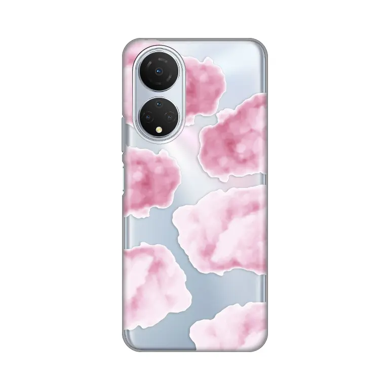 Maska za telefon Silikonska Print Skin za Honor X7 Pink Clouds