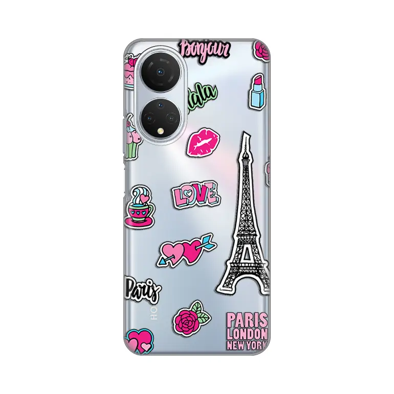 Maska za telefon Silikonska Print Skin za Honor X7 Love Paris