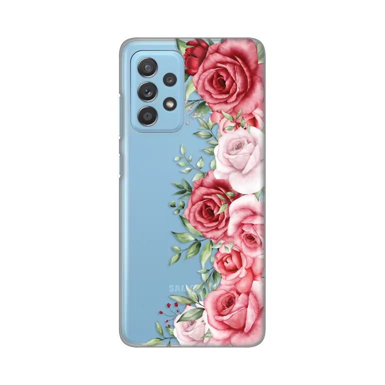 Maska za telefon Silikonska Print Skin za Samsung A525F/A526B/A528B Galaxy A52 4G/A52 5G/A52s 5G Wild Roses