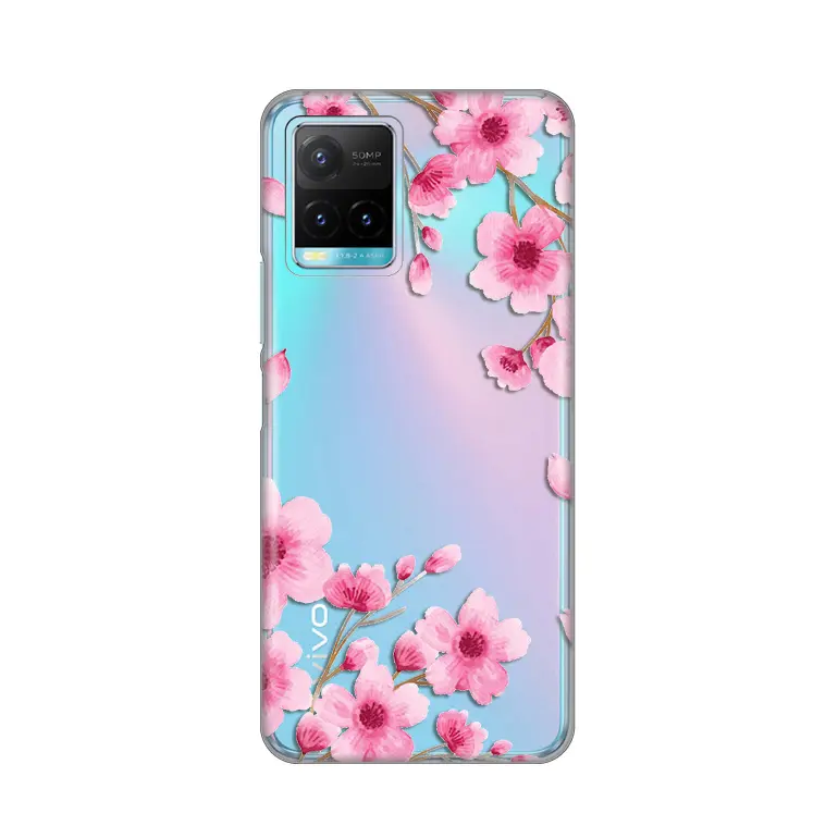 Maska za telefon Silikonska Print Skin za Vivo Y21/Y21s/Y33s Rose flowers