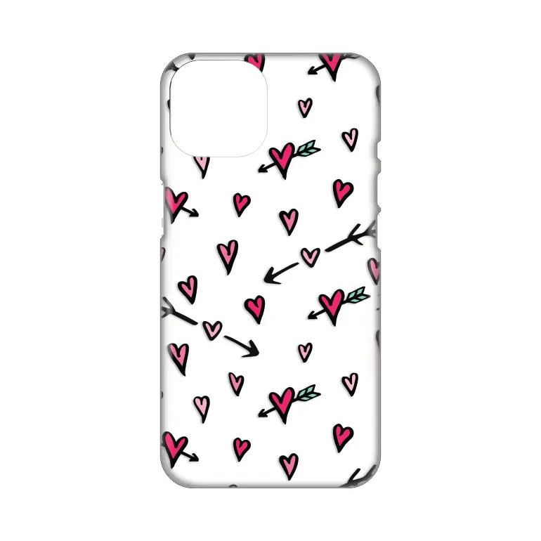 Maska za telefon Silikonska Print Skin za iPhone 14 Plus 6.7 Heart Pattern