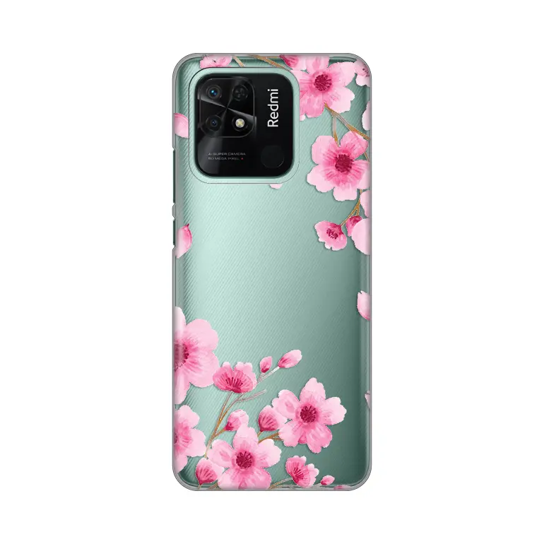 Maska za telefon Silikonska Print Skin za Xiaomi Redmi 10C Rose Flowers