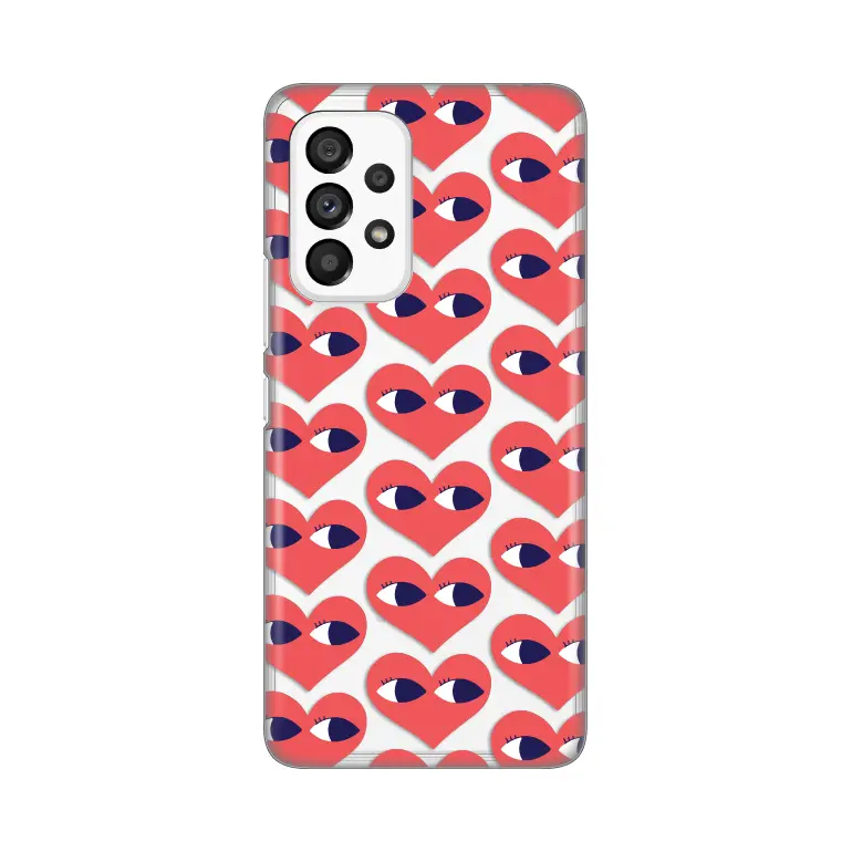 Maska za telefon Silikonska Print Skin za Samsung A536B Galaxy A53 5G Eye Heart Pattern