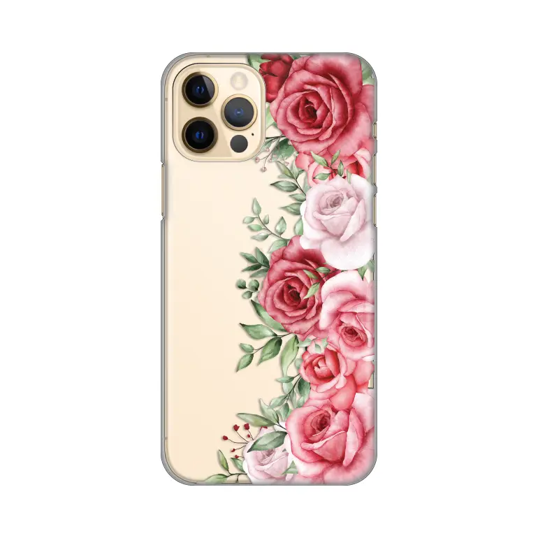 Maska za telefon Silikonska Print Skin za iPhone 12/12 Pro 6.1 Wild Roses