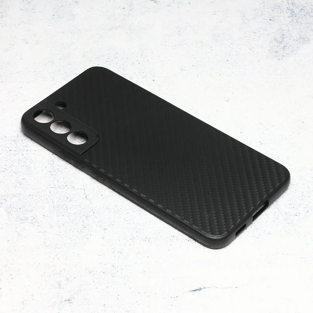 Maska za telefon Carbon fiber za Samsung S906B Galaxy S22 Plus 5G crna