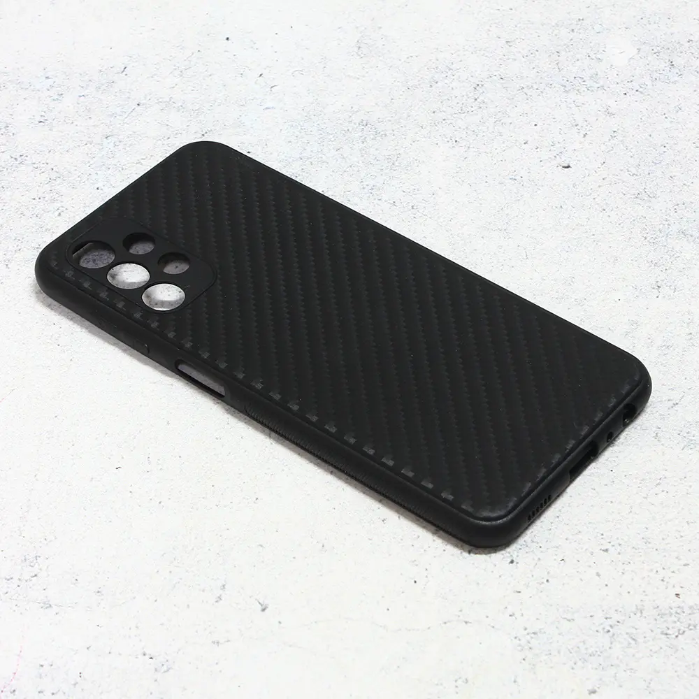 Maska za telefon Carbon fiber za Samsung A135F Galaxy A13 4G crna