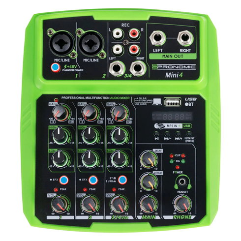 Pronomic Mini4 4-Channel USB Mixer