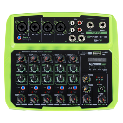 Pronomic Mini6 6-Channel USB Mixer