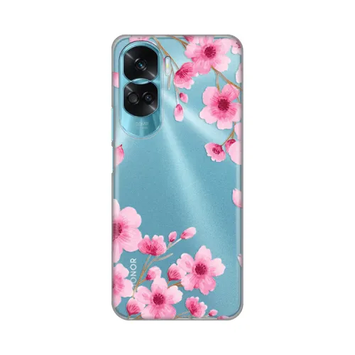 Silikonska futrola - maska print Skin za Huawei Honor 90 Lite Rose Flowers