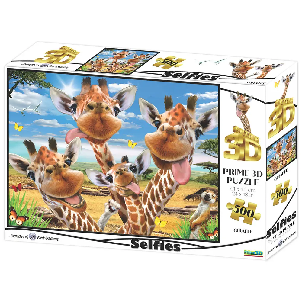 HOWARD ROBINSON 3D puzzle Žirafe 500 delova