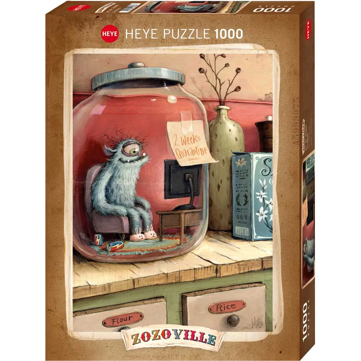 HEYE Puzzle 1000 delova Zozoville Mateo Dineen Jarantine 29966