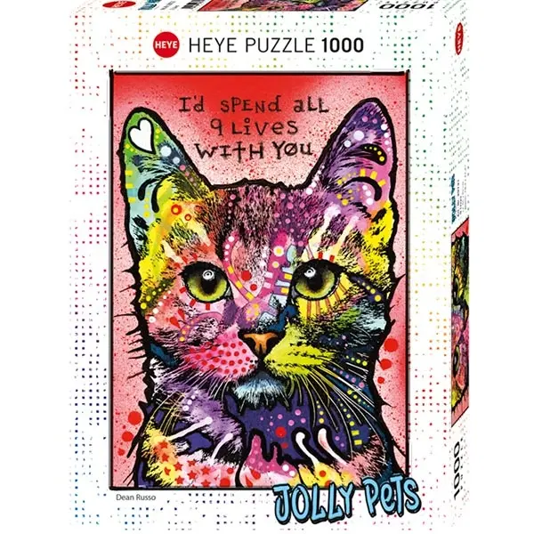 HEYE Puzzle 1000 delova Jolly Pets 9 Života 29731