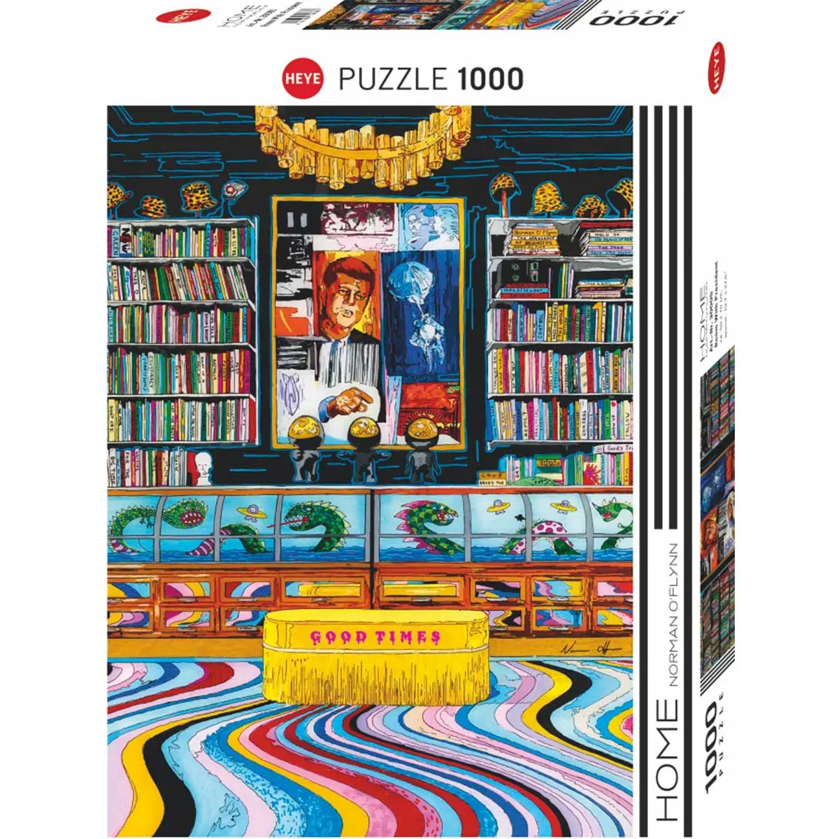 HEYE Puzzle 1000 delova Norman O&#039;Flynn Room With President 30005