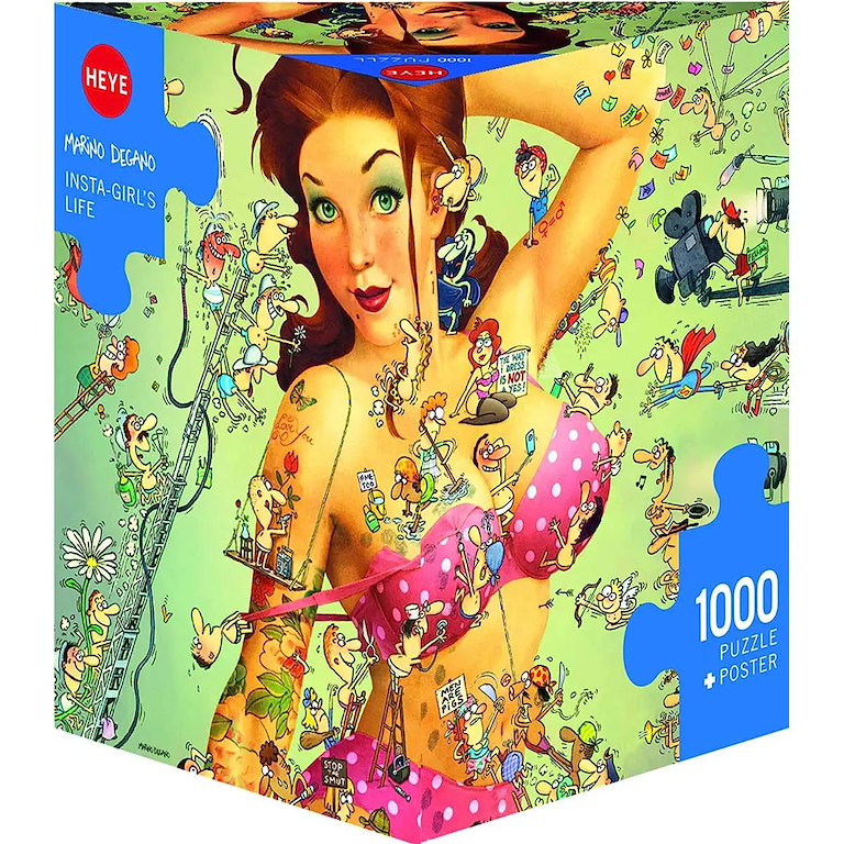 HEYE Puzzle 1000 delova Triangle Marino Degano Insta Girls Life 29992