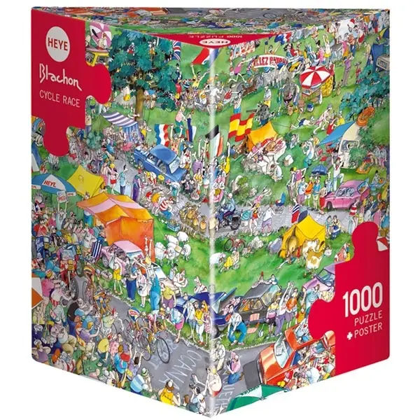 HEYE Puzzle 1000 delova Triangle Roger Blachon Biciklistička trka 29888