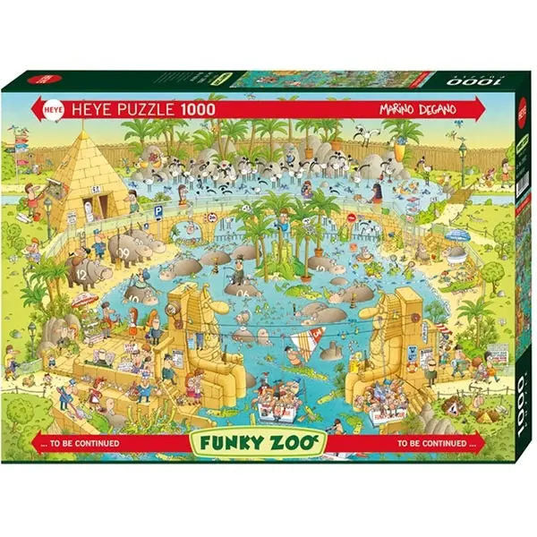 HEYE Puzzle 1000 delova Degano Fanky Zoo Egyp Nile 29693