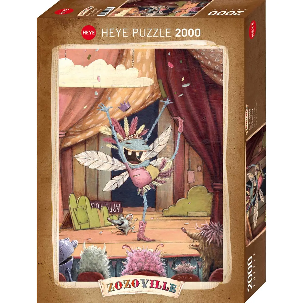 HEYE Puzzle 2000 delova Zozoville Off Broadway 29968