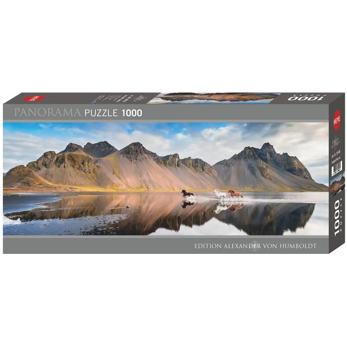 HEYE Puzzle Edition Humboldt Panorama Iceland Horses 1000 delova 29946