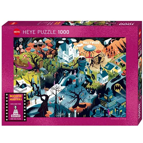 HEYE Puzzle Movie Masters Tim Burton Films 1000 delova 29882