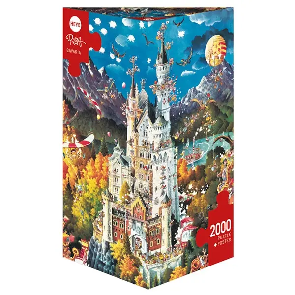 HEYE Puzzle Triangle Ryba Bavaria 2000 delova 29700