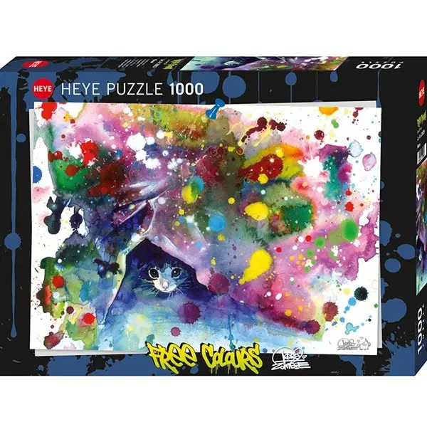 HEYE Puzzle Free Colours Pogodi gde sam 1000 delova 29825