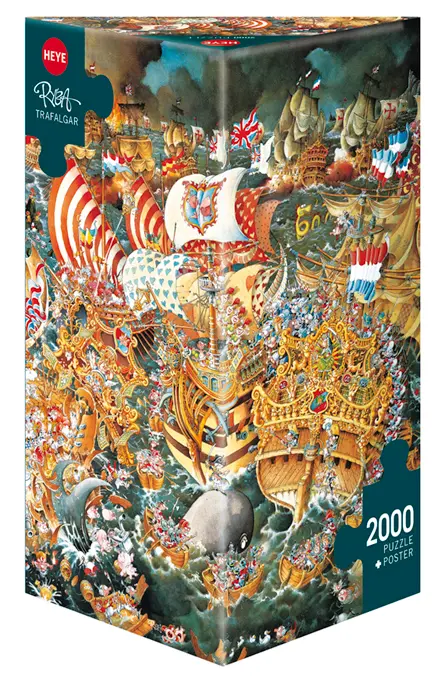 HEYE Puzzle Triangle Ryba Trafalgar 2000 delova 29795