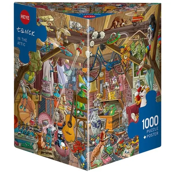 HEYE Puzzle Triangle Tanck In The Attic 1000 delova 29885