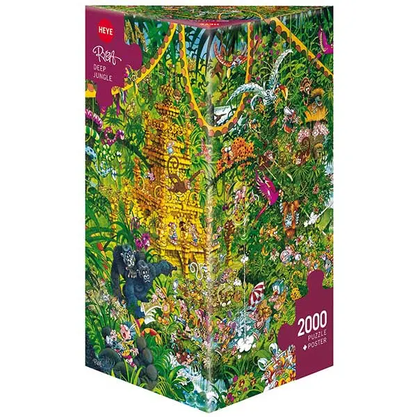 HEYE Puzzle Triangle Deep Jungle 2000 delova 29892