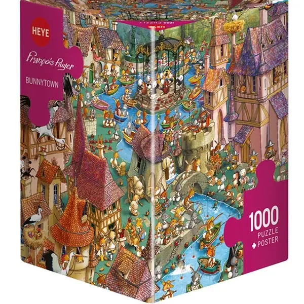 HEYE Puzzle Triangle Ruyer Bajkoviti Zečji Grad 1000 delova 29496