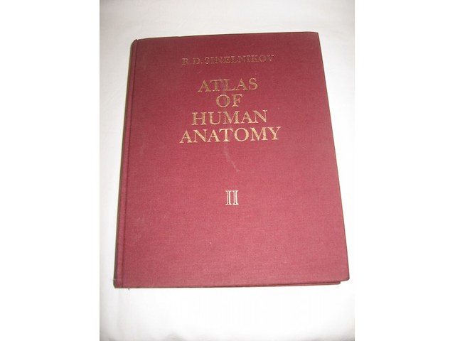 Anatomski atlas II - Sinelnikov   / engleski /