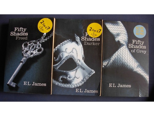 FIFTY SHADES - E L James - 3 Knjige