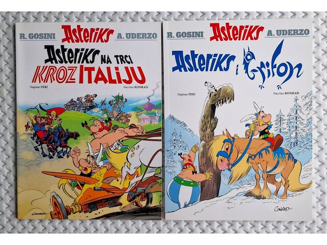 Asteriks na trci kroz Italiju i Asteriks i grifon