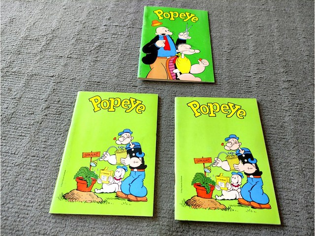 Mornar POPAJ ,Popeye the Sailor 2 BLANKO SVESKE Dečje N