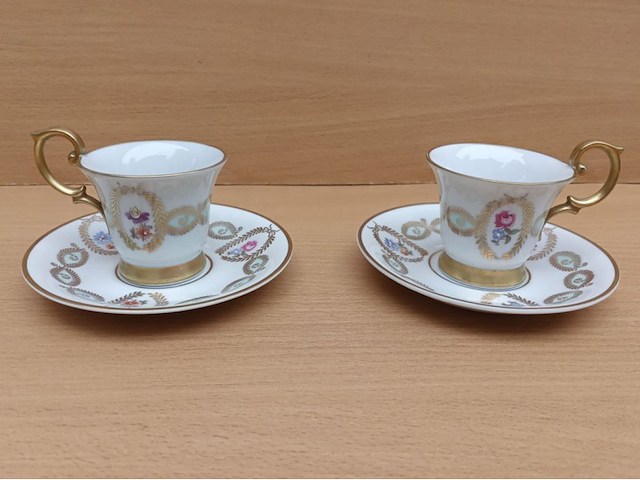 2 Exlusivne Šoljice za kafu - Vrhunski Porcelan PM 2