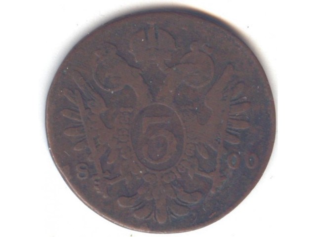 Austrija 3 kreuzer 1800 S