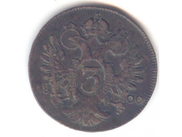 Austrija 3 kreuzer 1800 E